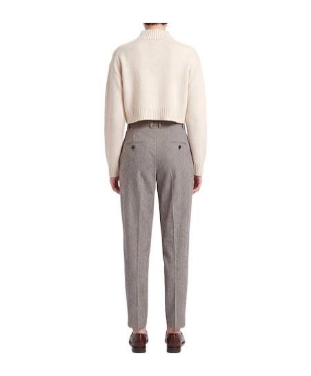 Isabel Marant Étoile Two-tone Tapered Crepe Trousers