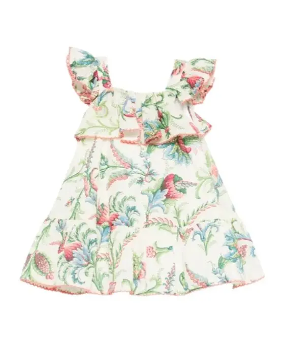 Etro Ruffled Floral Layered Dress