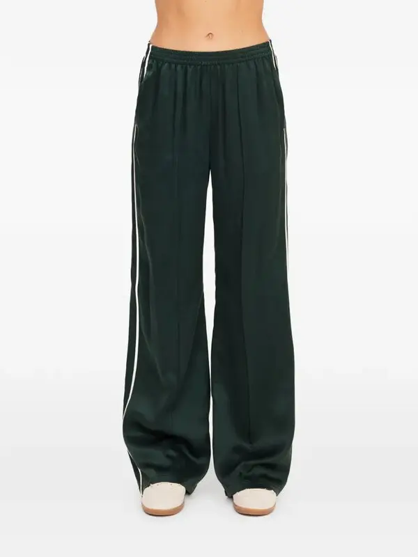 The Upside Marnie Wide-leg Silk Trousers