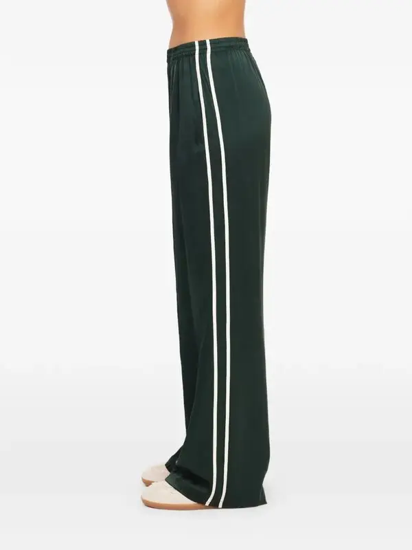 The Upside Marnie Wide-leg Silk Trousers