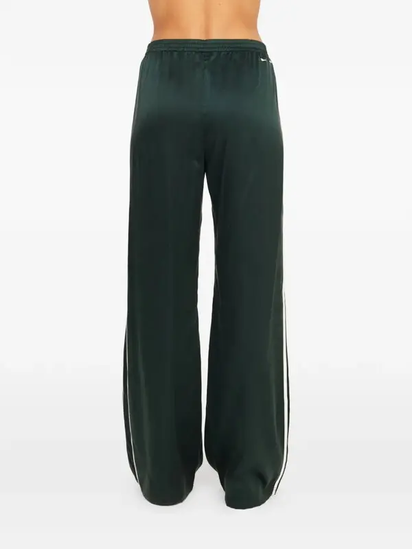 The Upside Marnie Wide-leg Silk Trousers