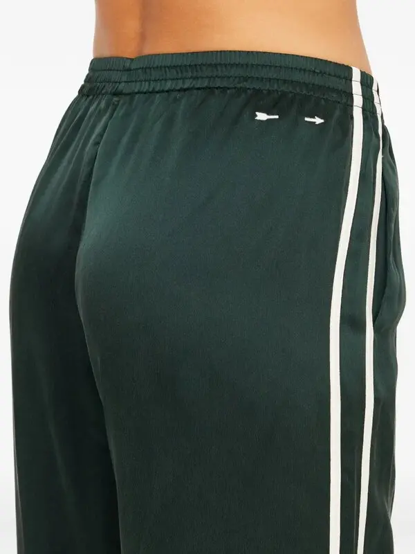 The Upside Marnie Wide-leg Silk Trousers
