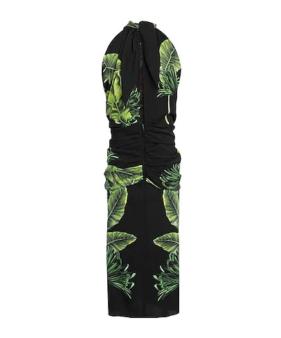 Dolce & Gabbana Sleeveless Printed Crepe Dress