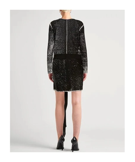 DIESEL® Tie & Dye" Long Sleeve Bodycon Dress