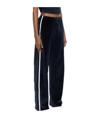 SPORTY  RICH Side-stripe Logo-detail Track Pants