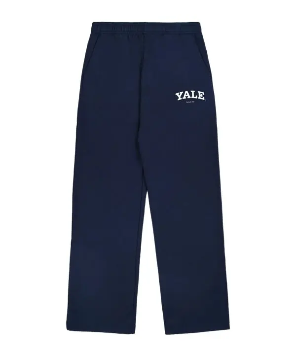 SPORTY  RICH Sporty & Rich Navy Logo Track Pants