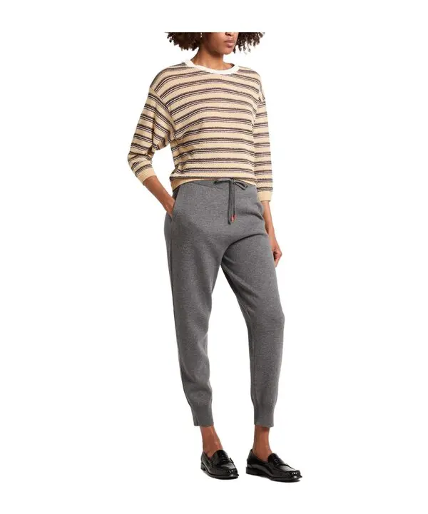 Burberry Solid Color Sweatpants - Grey