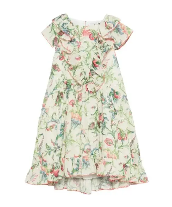 Etro Ruffled Floral Print Dress