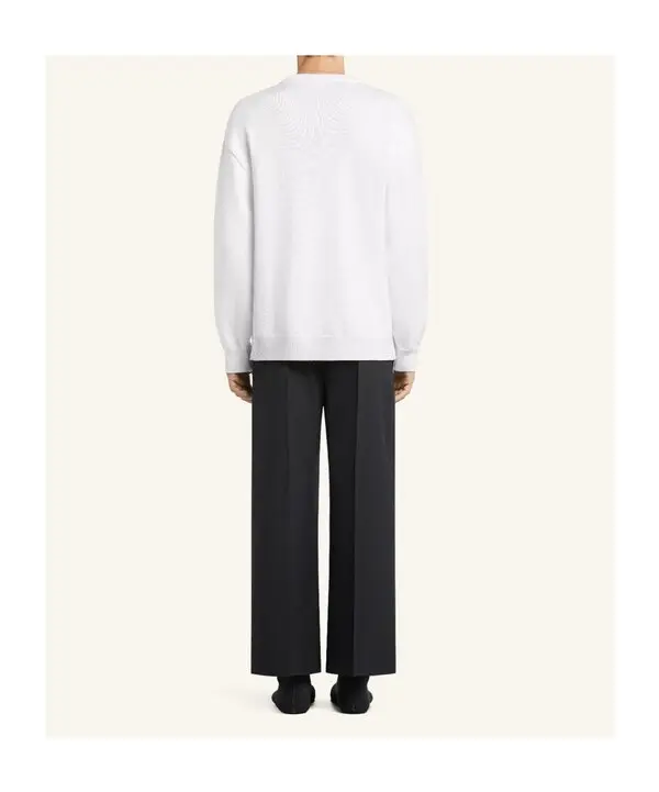 COURREGES Chest-pocket Crew-neck Sweater
