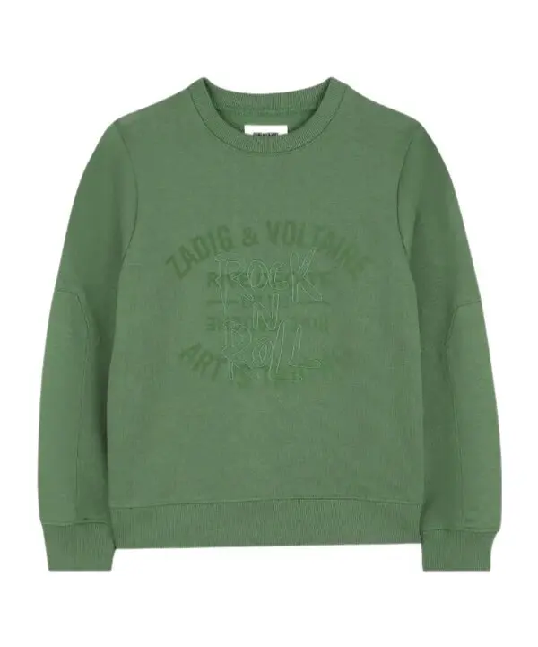 Zadig&Voltaire Long-sleeve Crewneck Sweatshirt With Embossed Design