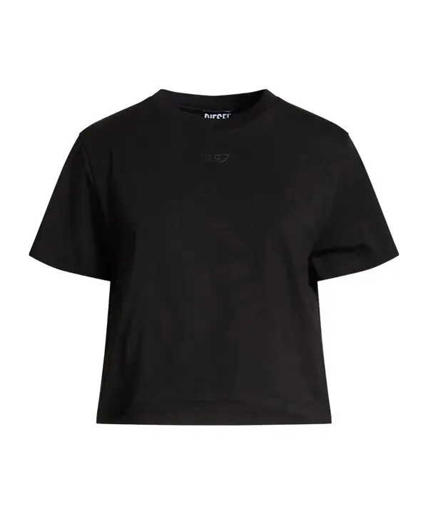 DIESEL® Cropped Solid-color T-shirt