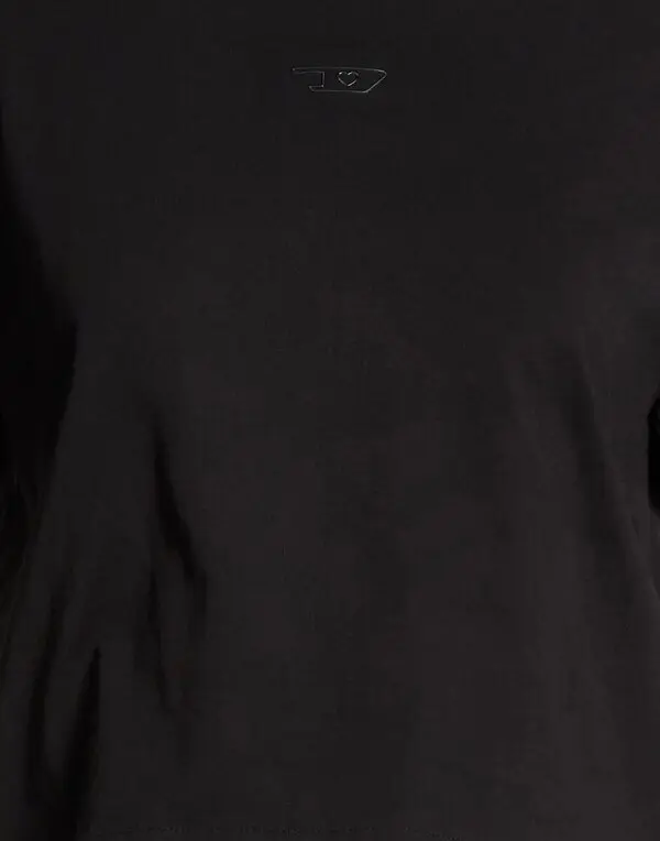 DIESEL® Cropped Solid-color T-shirt