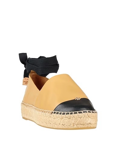 Tory Burch Two-tone Color Block Straw Shoes