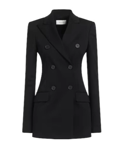 Sportmax Simple Double Breasted Suit Jacket