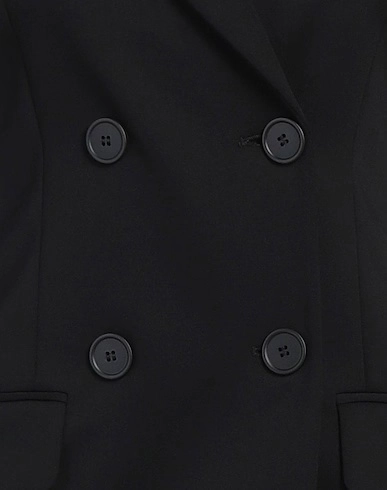 Sportmax Simple Double Breasted Suit Jacket
