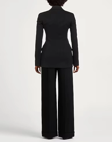 Sportmax Simple Double Breasted Suit Jacket
