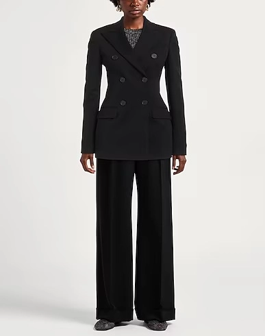 Sportmax Simple Double Breasted Suit Jacket