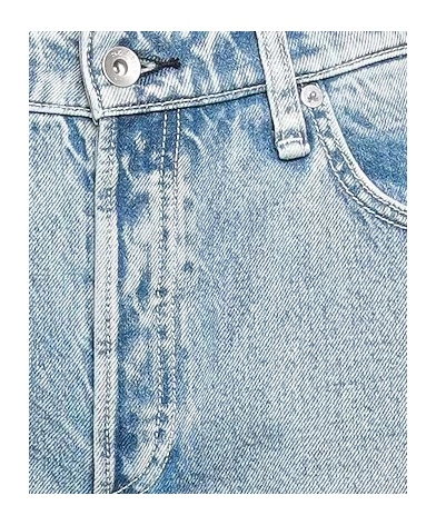 Rag & Bone Light Wash Straight-leg Jeans