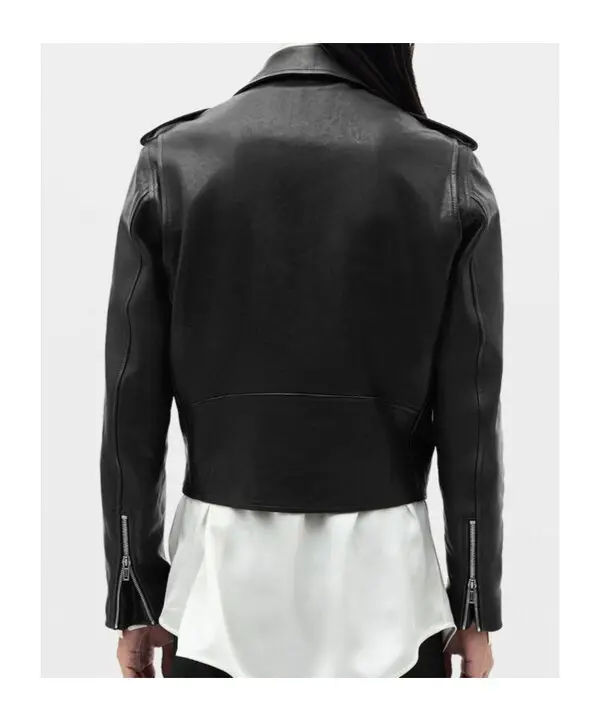 ANN DEMEULEMEESTER Clarin Fitted Perfecto Leather Jacket