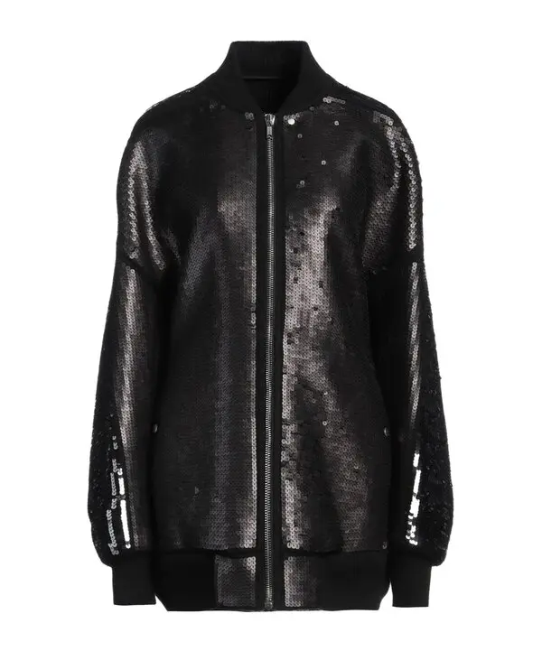Rick Owens Wool Baseball Jacket
