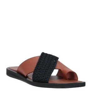 MAXCO. Max&co. Two-tone Square Toe Slip-on Slippers