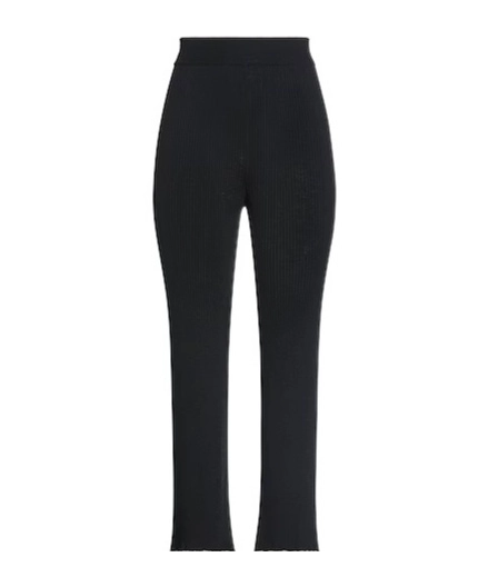 MAISON MARGIELA Bootcut Knit Trousers - Black