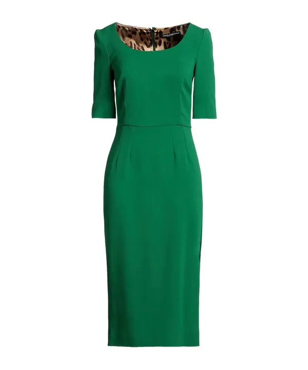 Dolce & Gabbana Midi Dress With Scoop Neckline