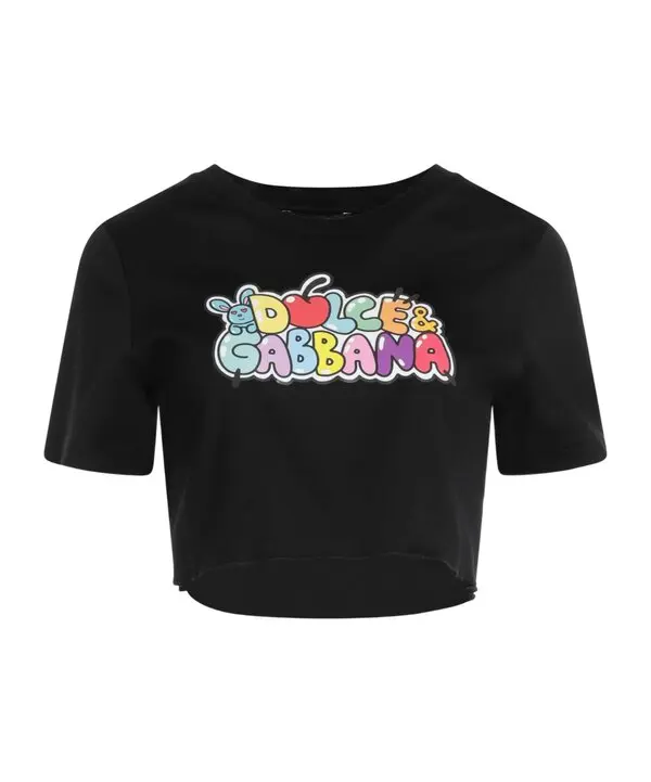 Dolce & Gabbana Print Crop Tops