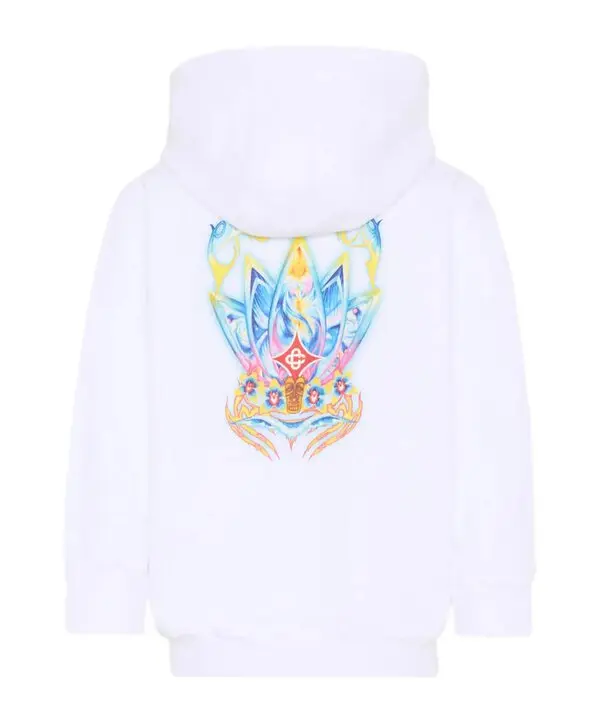 Casablanca Graphic Print Long Sleeve Hoodie