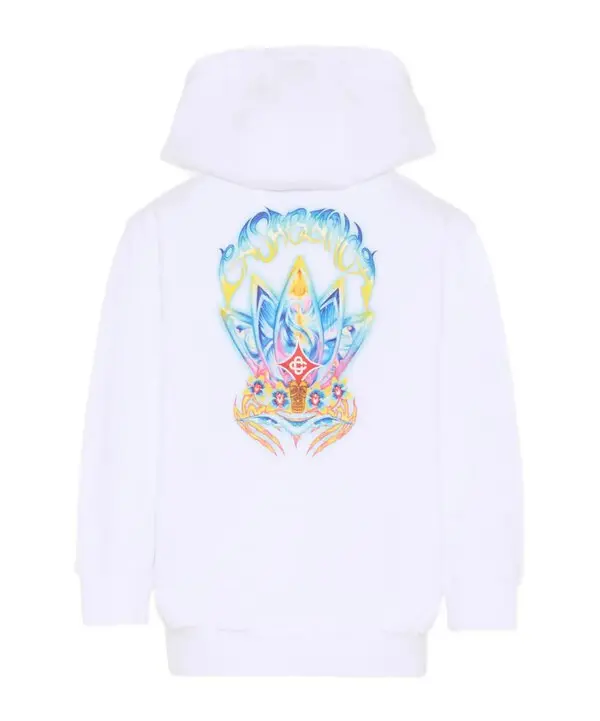 Casablanca Graphic Print Long Sleeve Hoodie