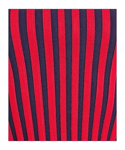 Tory Burch Two-tone Ribbed-knit Tube Top