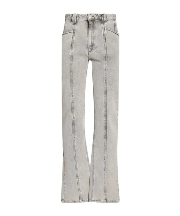 Isabel Marant Étoile Stretch Gabardine Pants - Gray