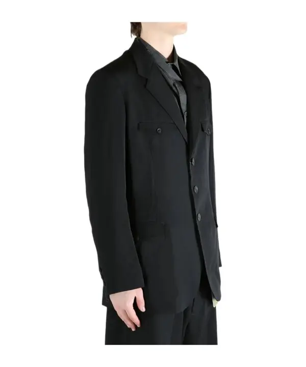 Yohji Yamamoto Gabardine Double Lapel Jacket