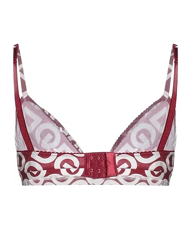 Dolce & Gabbana Logo Print Lace Bra