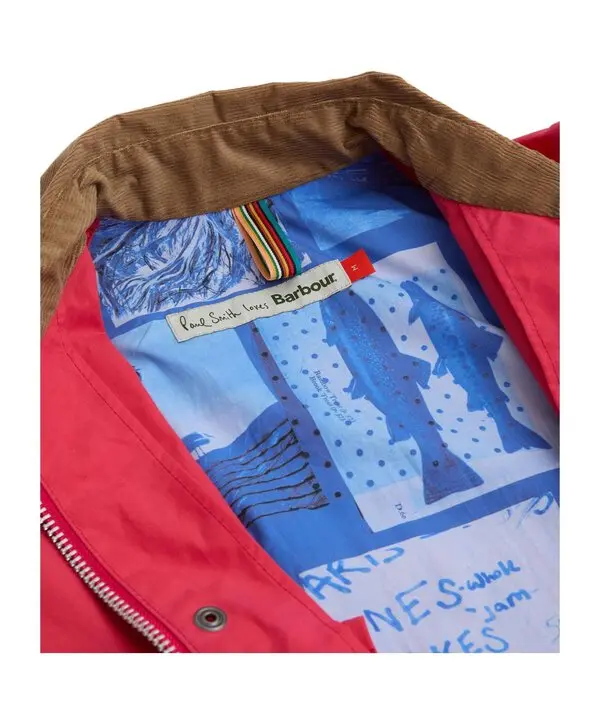 Barbour X Paul Smith Contrast Collar Jacket