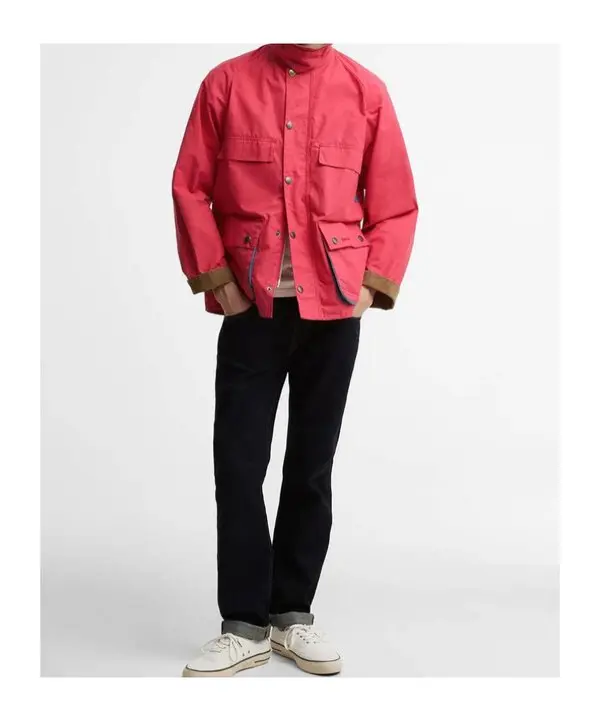 Barbour X Paul Smith Contrast Collar Jacket