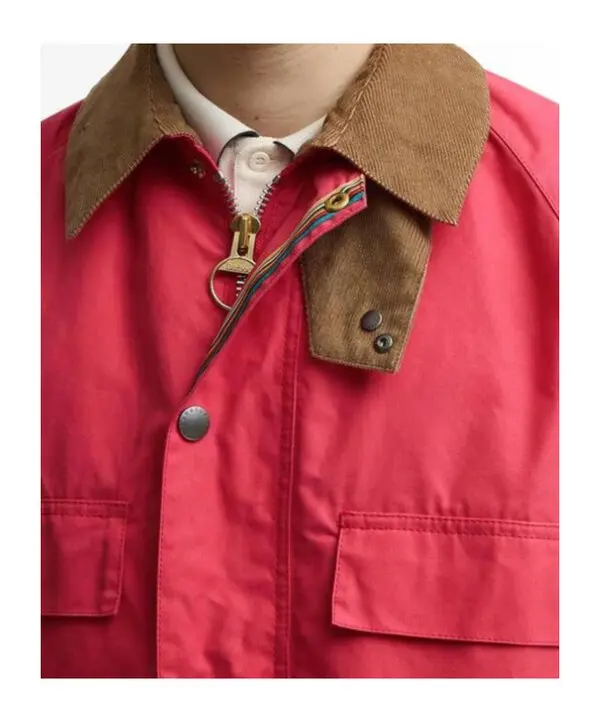 Barbour X Paul Smith Contrast Collar Jacket