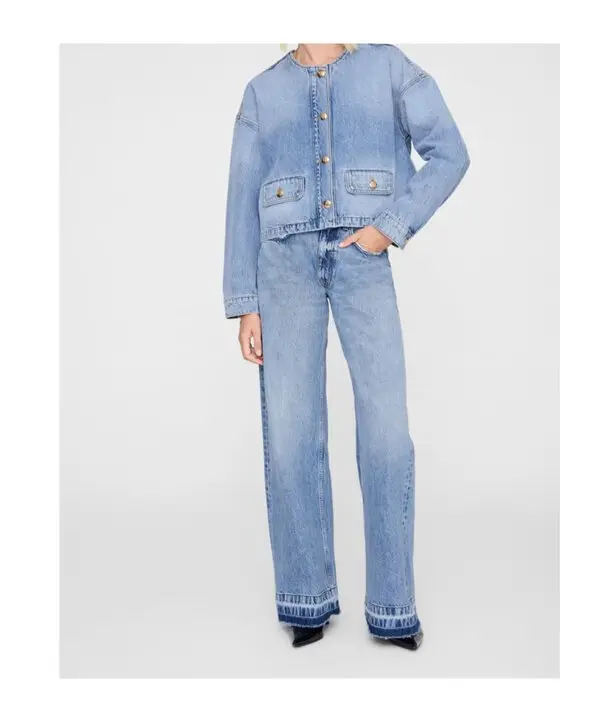 ANINE BING Blanche Jacket - Blue