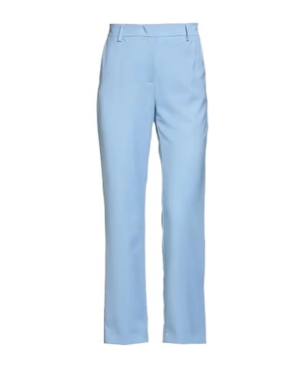 Max Mara Plain Cool Wool Tapered Trousers - Blue