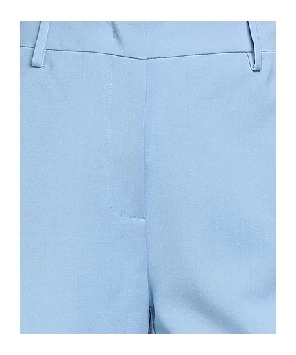 Max Mara Plain Cool Wool Tapered Trousers - Blue