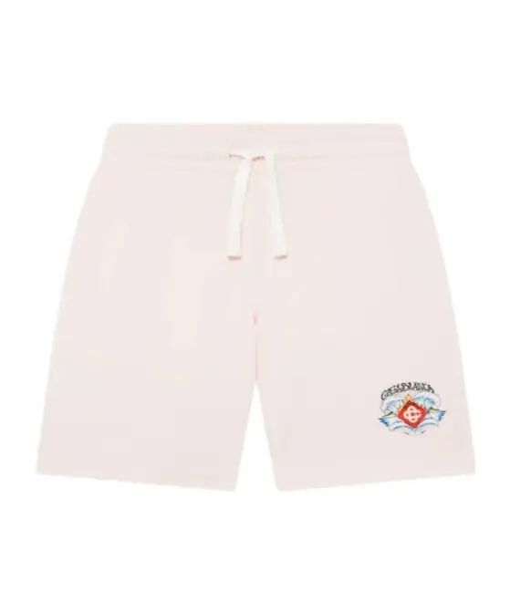 Casablanca Waves Graphic-print Shorts - Pink