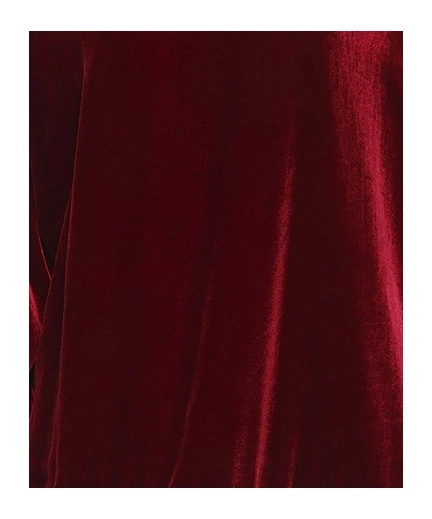 Dolce & Gabbana Velvet Long Sleeve Crew Neck Top