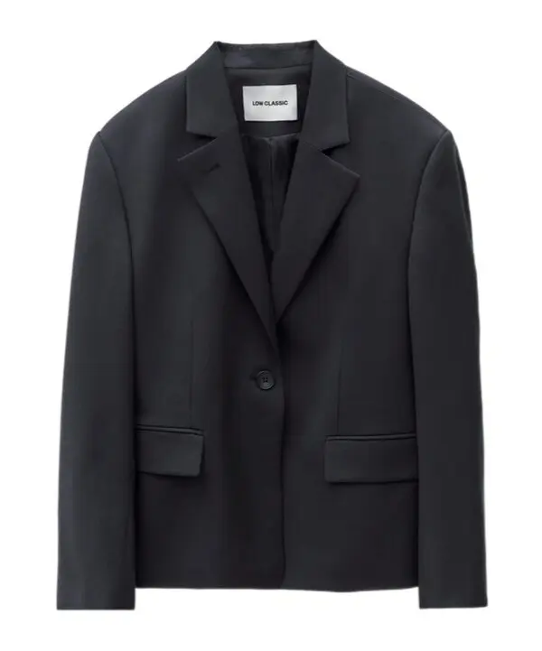 LOW CLASSIC Notched-lapel Button-fastening Blazer