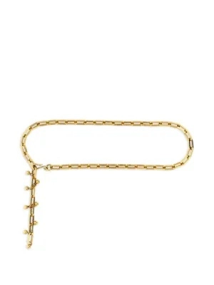 Etro Belt With Chain And Bead Details