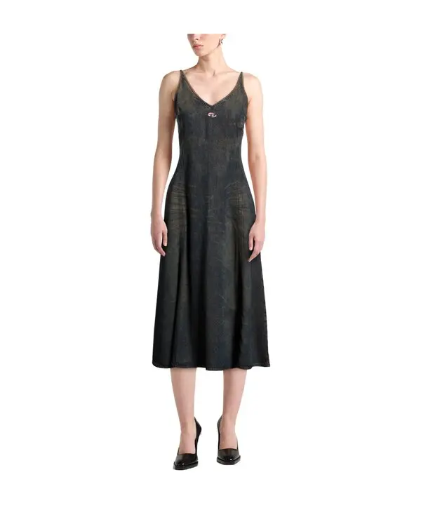 DIESEL® Sleeveless Dark Denim Dress