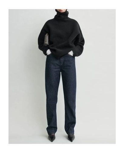 TOTEME Double-knit Turtleneck Sweater