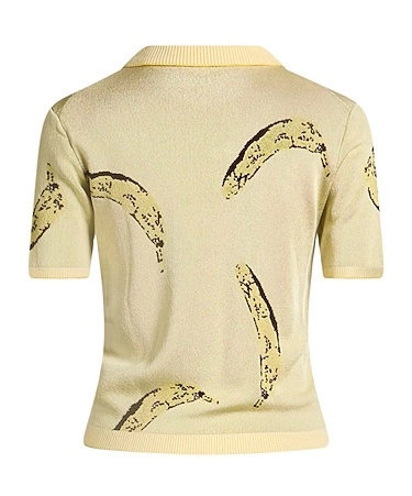 Jacquemus Two-tone Knit Short Sleeve Top