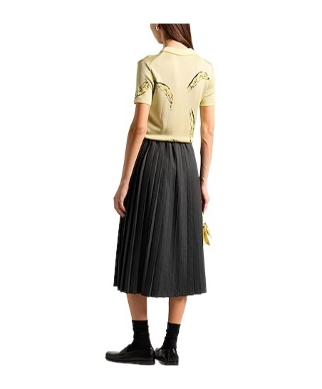 Jacquemus Two-tone Knit Short Sleeve Top