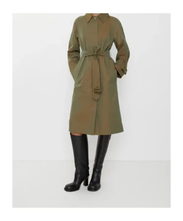 Burberry Long Gabardine Car Coat