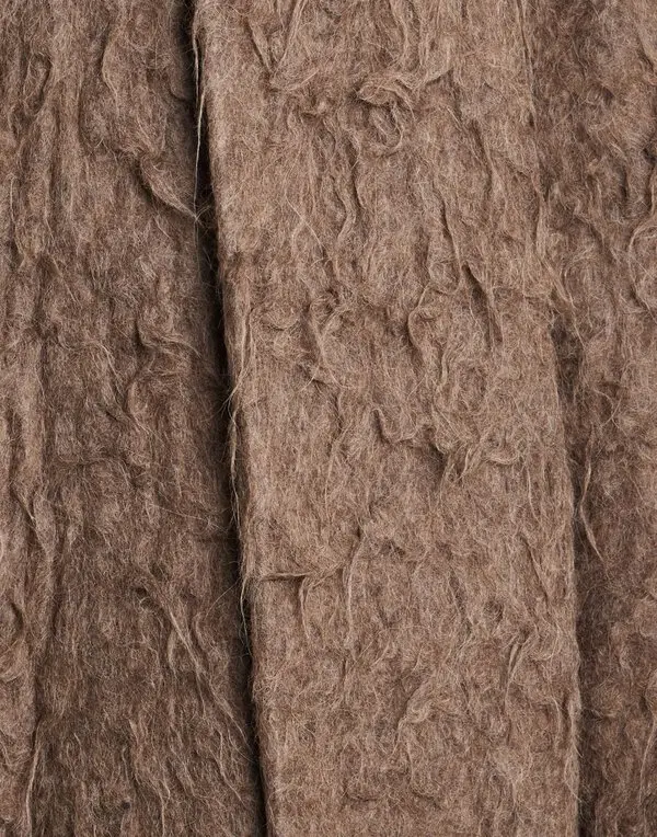 Rick Owens Solid Color Hooded Cashmere Coat